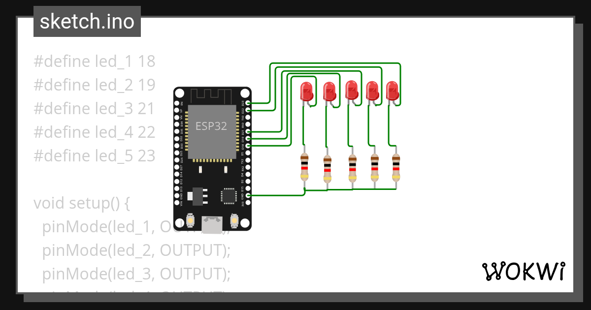 practica 6 - Wokwi ESP32, STM32, Arduino Simulator