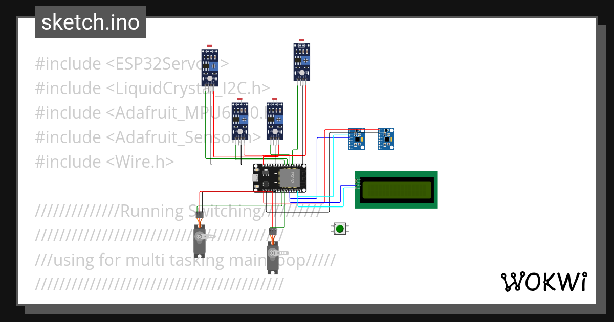 solar tacking update17/3/66 xyz show - Wokwi Arduino and ESP32 Simulator