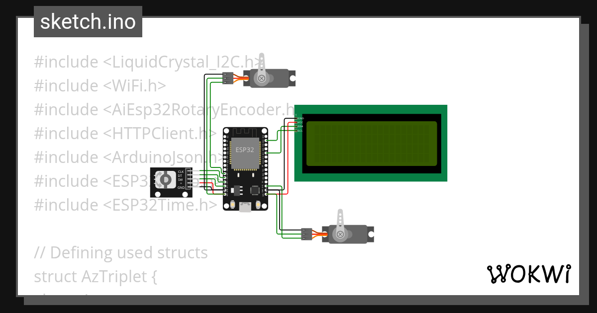 Noaa Satellite Tracker Wokwi Arduino And Esp32 Simulator 4131