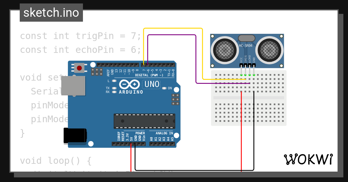Latihan 1 Ultrasonic Wokwi Esp32 Stm32 Arduino Simulator 0466