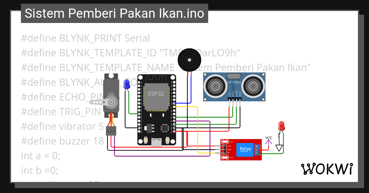 Sistem Pemberian Pakan Ikan.ino Copy - Wokwi ESP32, STM32, Arduino Simulator