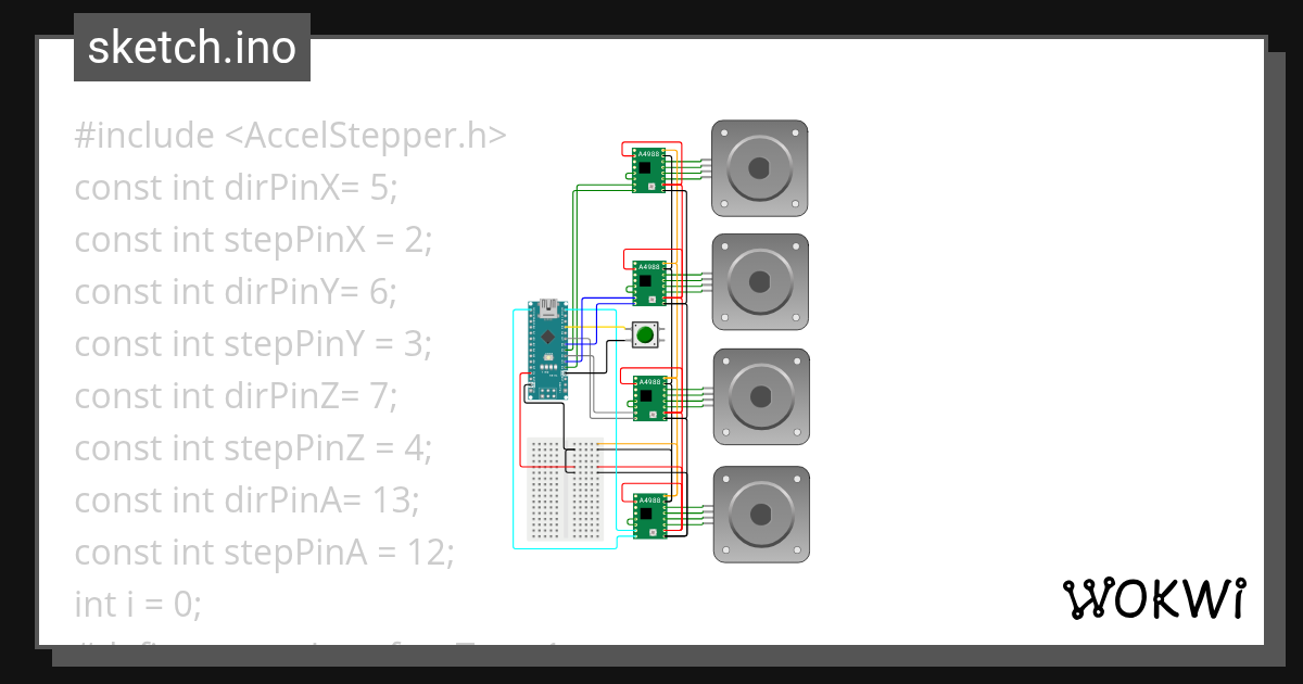 Step Wokwi Esp32 Stm32 Arduino Simulator 