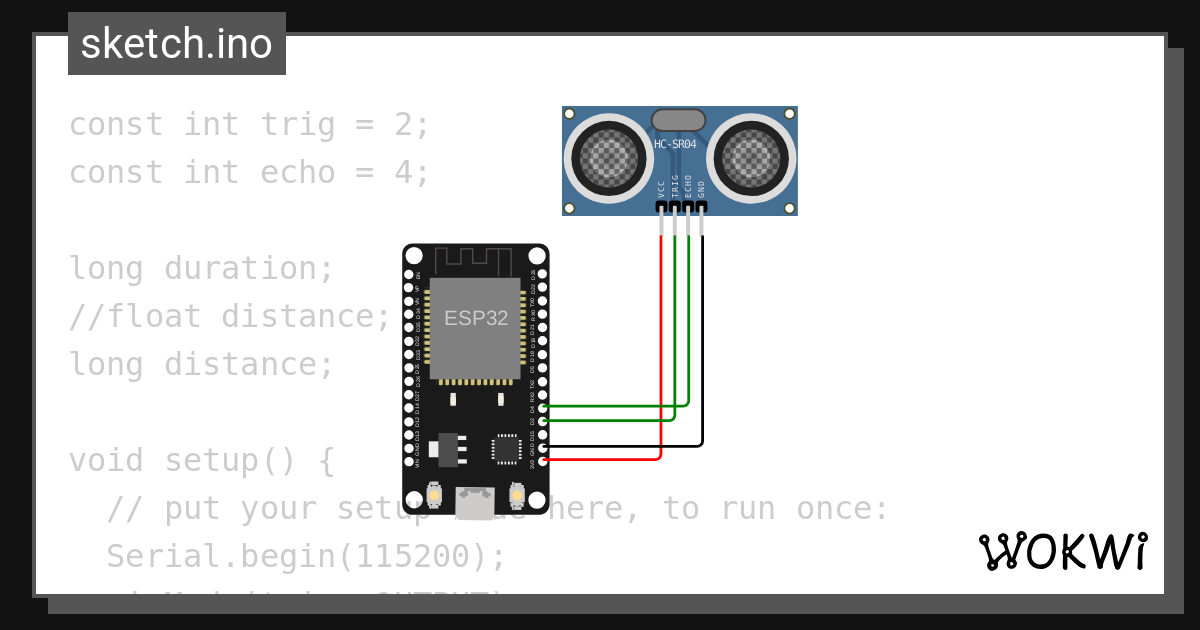 Echo Wokwi Esp32 Stm32 Arduino Simulator 0808