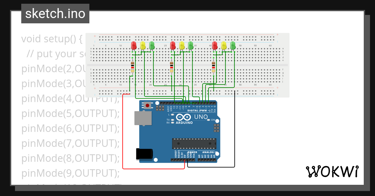 traffic Copy - Wokwi ESP32, STM32, Arduino Simulator