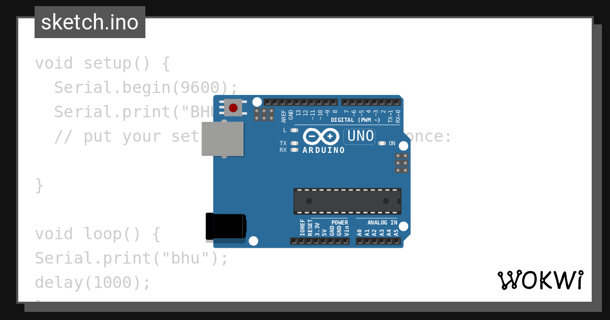 Name Print Wokwi Esp32 Stm32 Arduino Simulator 8215