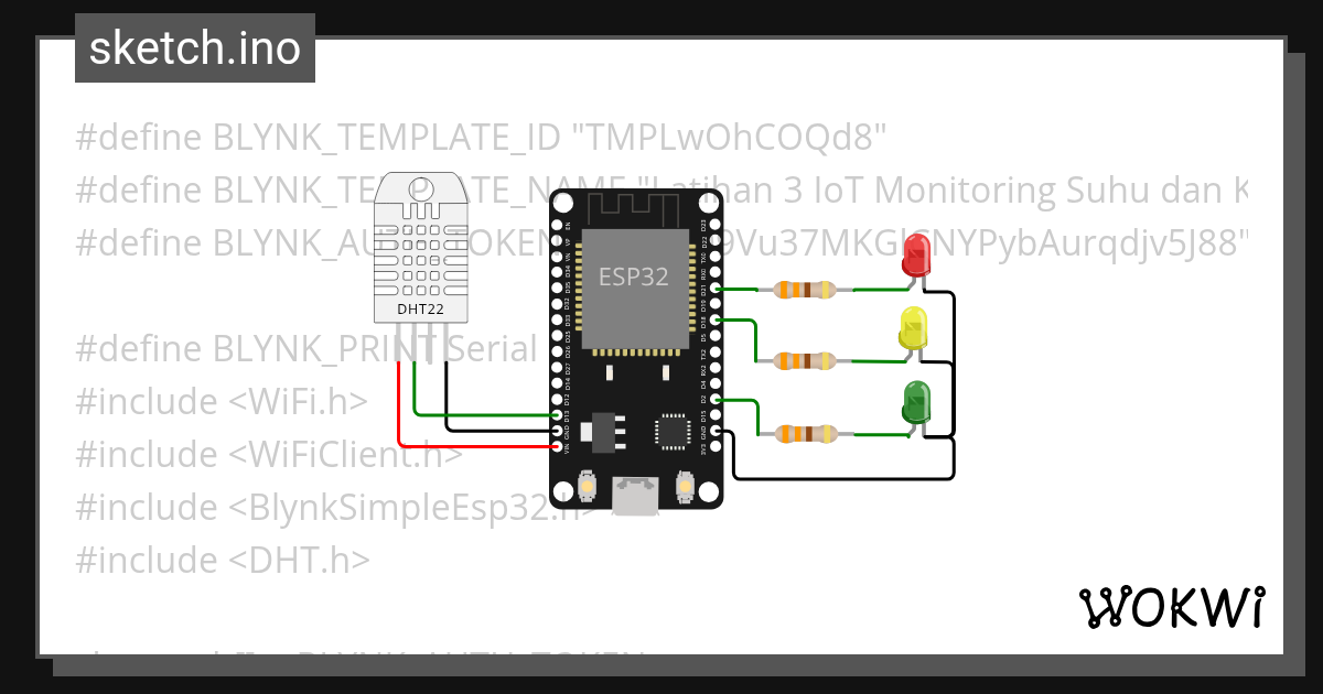 LATIHAN 3 - Wokwi ESP32, STM32, Arduino Simulator