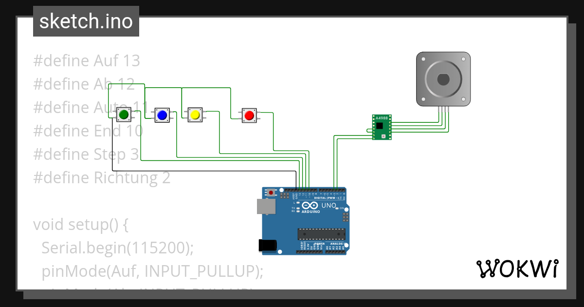 Stepper Wokwi Esp32 Stm32 Arduino Simulator
