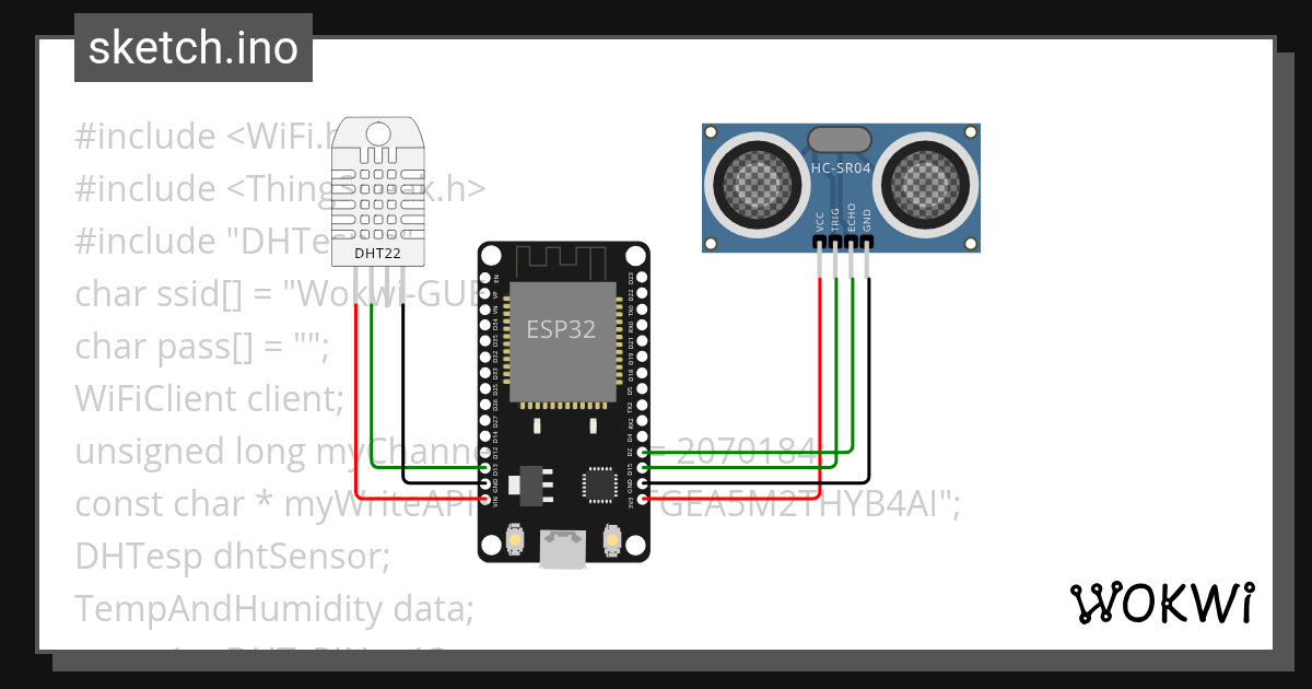 Thingspeak Wokwi Esp32 Stm32 Arduino Simulator 