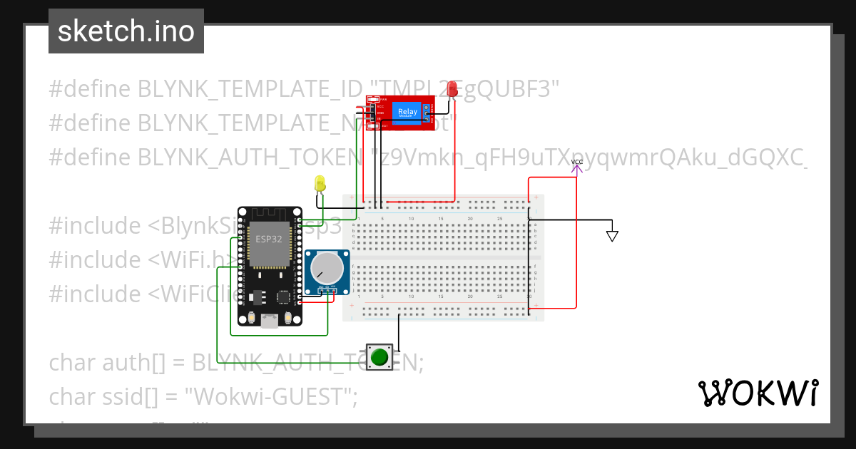 Relay - Wokwi ESP32, STM32, Arduino Simulator