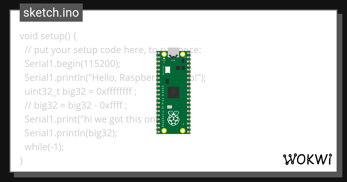 demo_32bit - Wokwi ESP32, STM32, Arduino Simulator