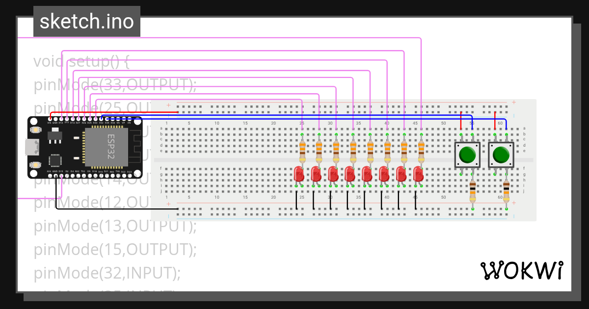 Examen - Wokwi ESP32, STM32, Arduino Simulator