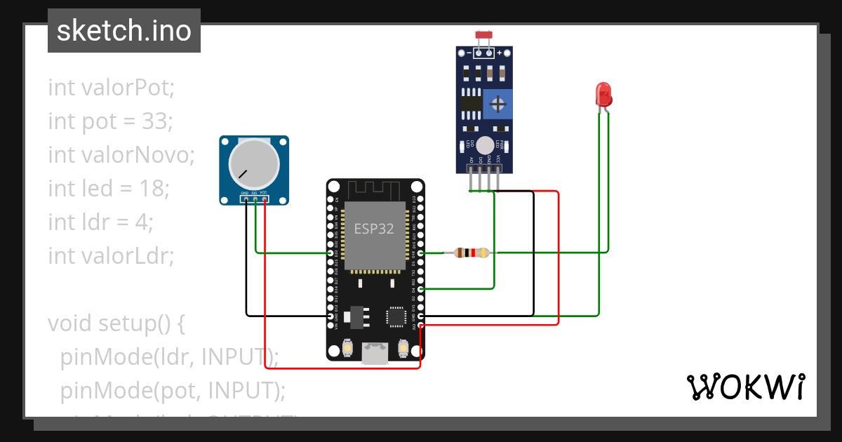 LDR_Teste - Wokwi ESP32, STM32, Arduino Simulator LDR_Teste - Wokwi ESP32, STM32, Arduino Simulator