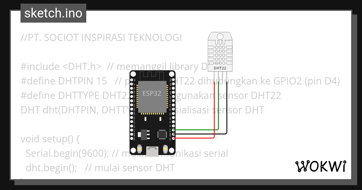 dht esp32 - Wokwi ESP32, STM32, Arduino Simulator