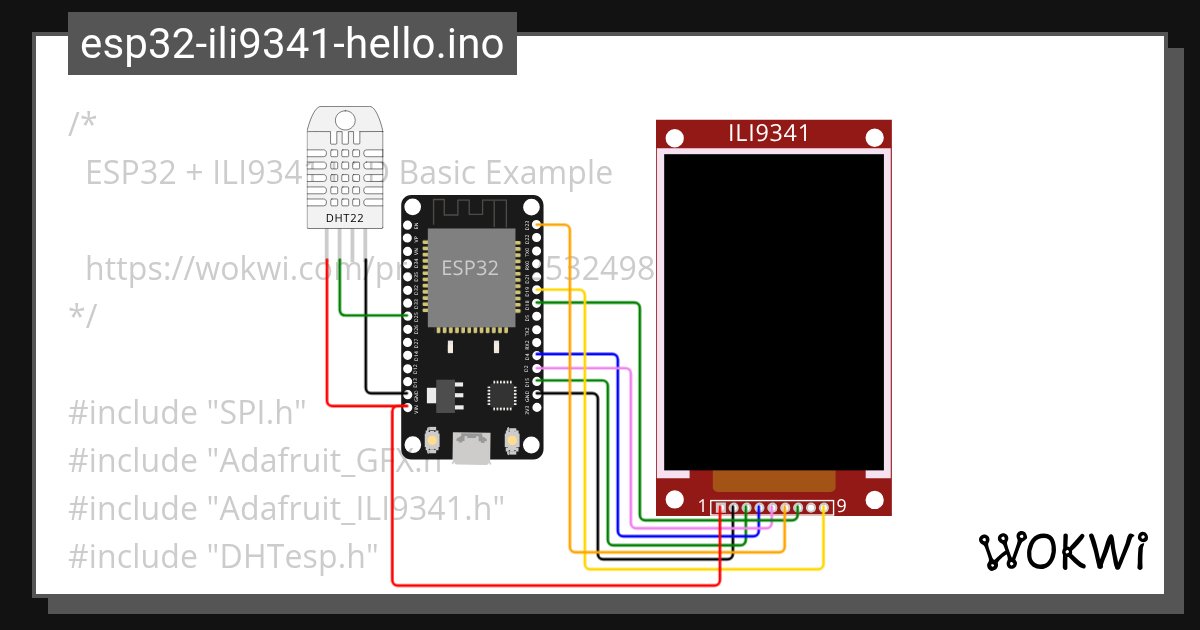 02-esp32-ili9341-hello.ino Copy - Wokwi ESP32, STM32, Arduino Simulator