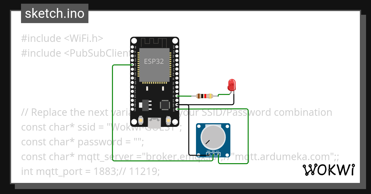 Wokwi - Online ESP32, STM32, Arduino Simulator