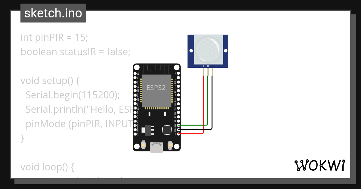 Prak3Sesi13_Sensor PIR_Pendeteksi Manusi - Wokwi ESP32, STM32, Arduino ... Prak3Sesi13_Sensor PIR_Pendeteksi Manusi - Wokwi ESP32, STM32, Arduino ...