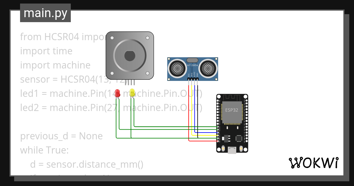 ultrasonic lighting - Wokwi ESP32, STM32, Arduino Simulator ultrasonic lighting - Wokwi ESP32, STM32, Arduino Simulator
