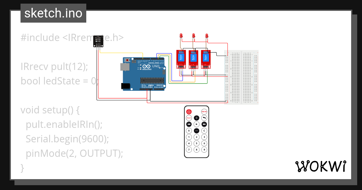 Rele sb 14 Copy Copy Copy Copy - Wokwi ESP32, STM32, Arduino Simulator