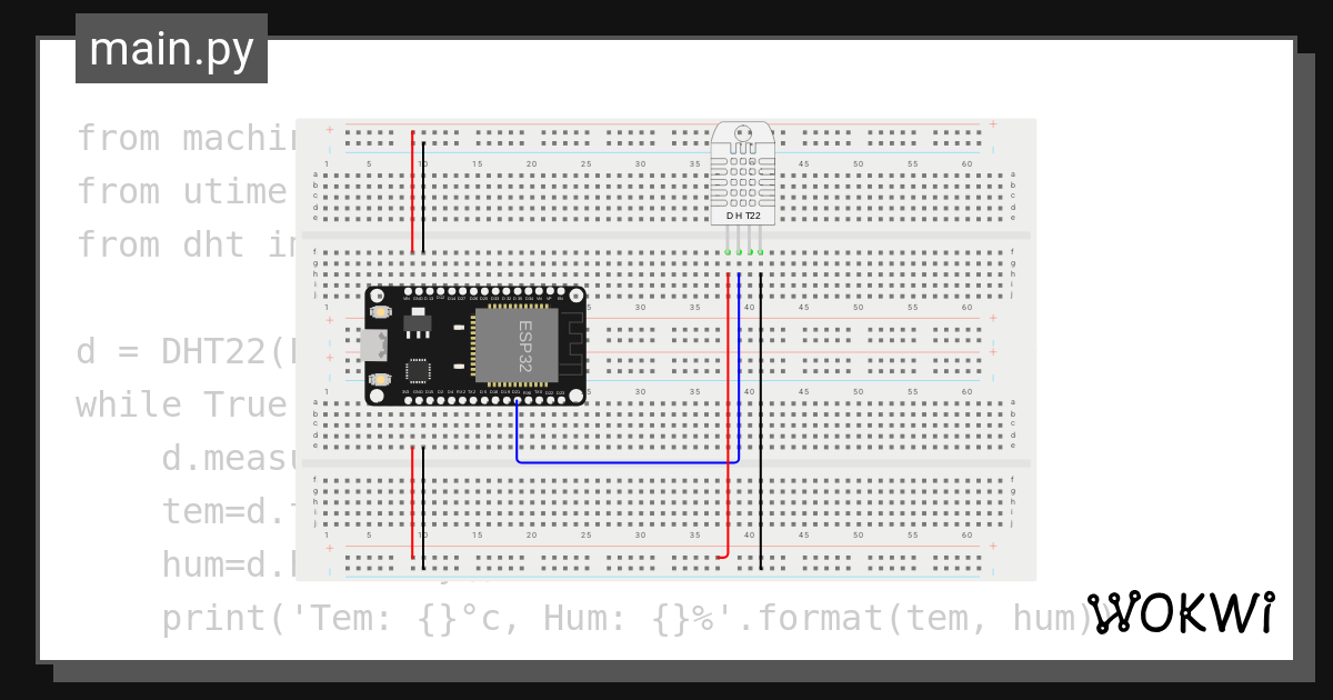 Temperatura Y Humedad Wokwi Esp32 Stm32 Arduino Simulator 8517