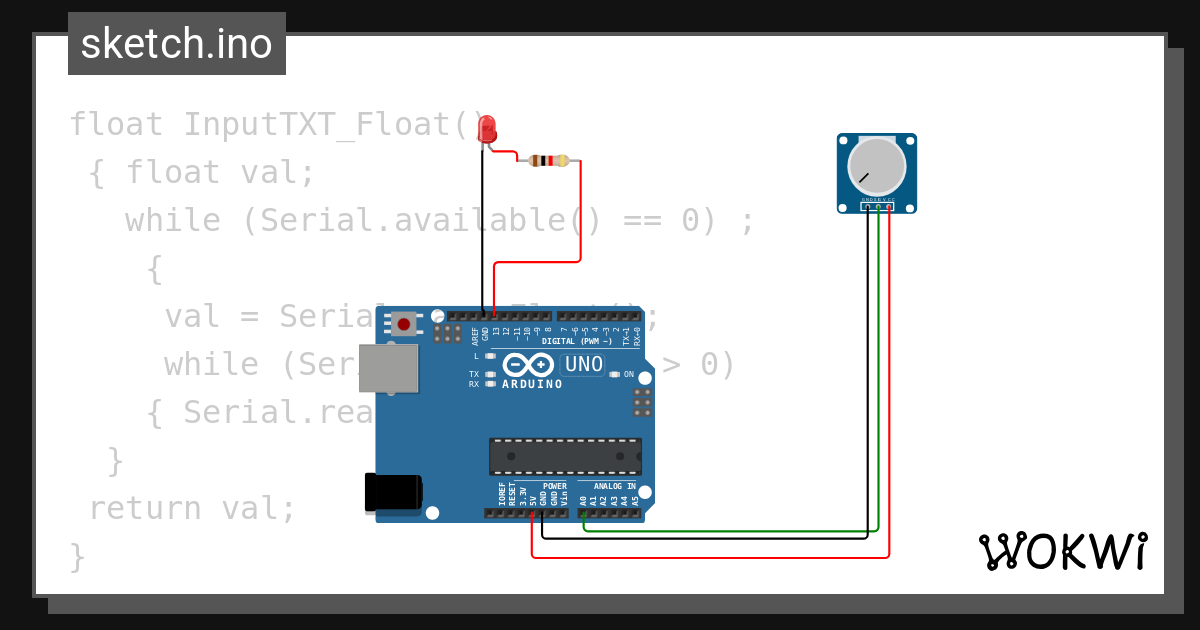 ใบงานการทดลองที่ 9 โค้ด 1 Wokwi Esp32 Stm32 Arduino Simulator