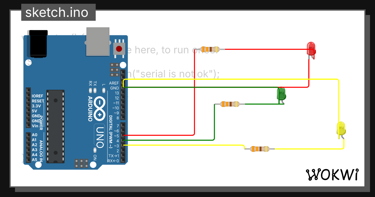 traffic light - Wokwi ESP32, STM32, Arduino Simulator
