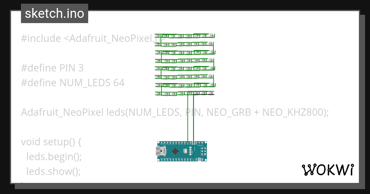 MATRIX !!!!!!! - Wokwi ESP32, STM32, Arduino Simulator