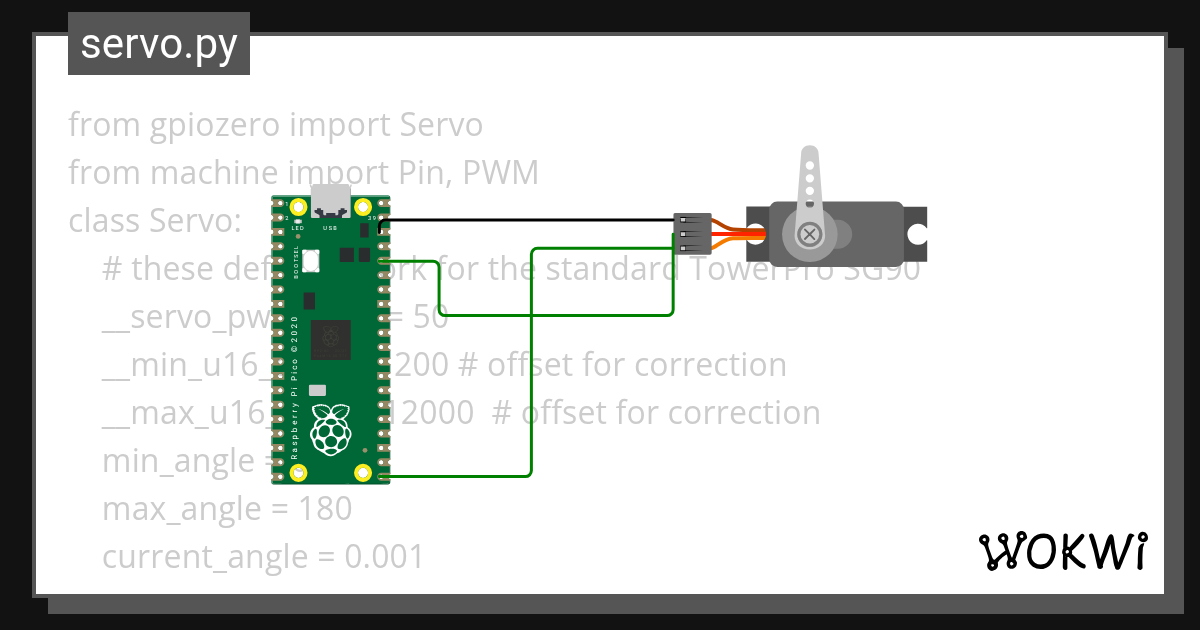 servo - Wokwi ESP32, STM32, Arduino Simulator
