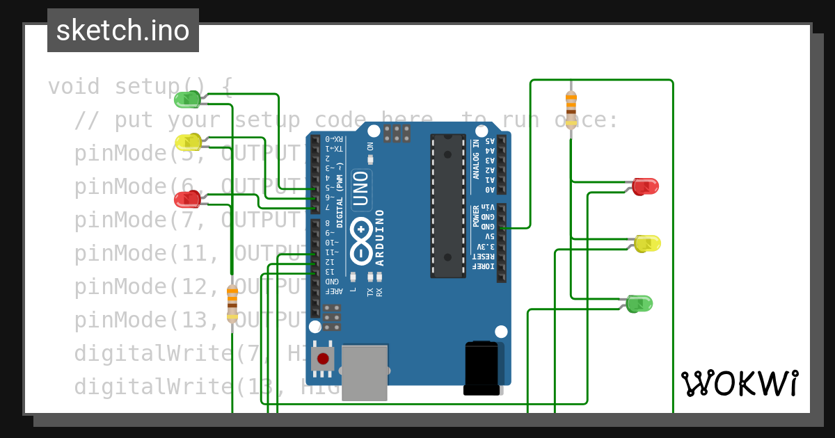 Wokwi Traffic Light Copy Copy Wokwi Esp32 Stm32 Arduino Simulator 2915