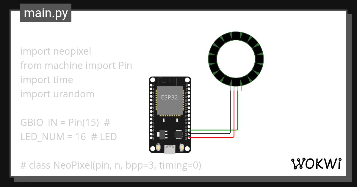 Sw2812点亮 Wokwi Esp32 Stm32 Arduino Simulator