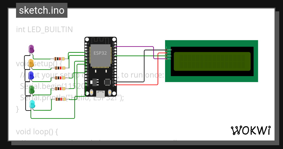 Wokwi Online Esp32 Stm32 Arduino Simulator 0511
