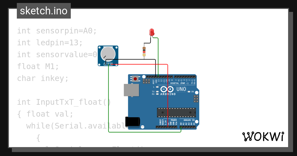 ใบงาน 9 ข้อ 1 Wokwi Esp32 Stm32 Arduino Simulator