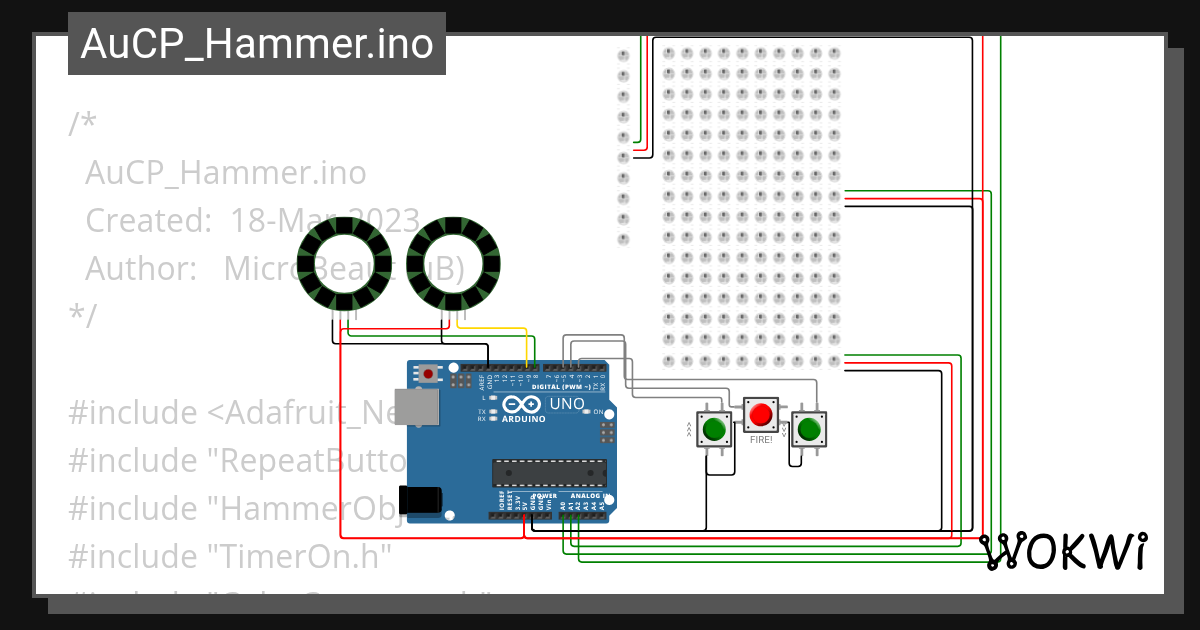 Hammer Game Copy - Wokwi ESP32, STM32, Arduino Simulator