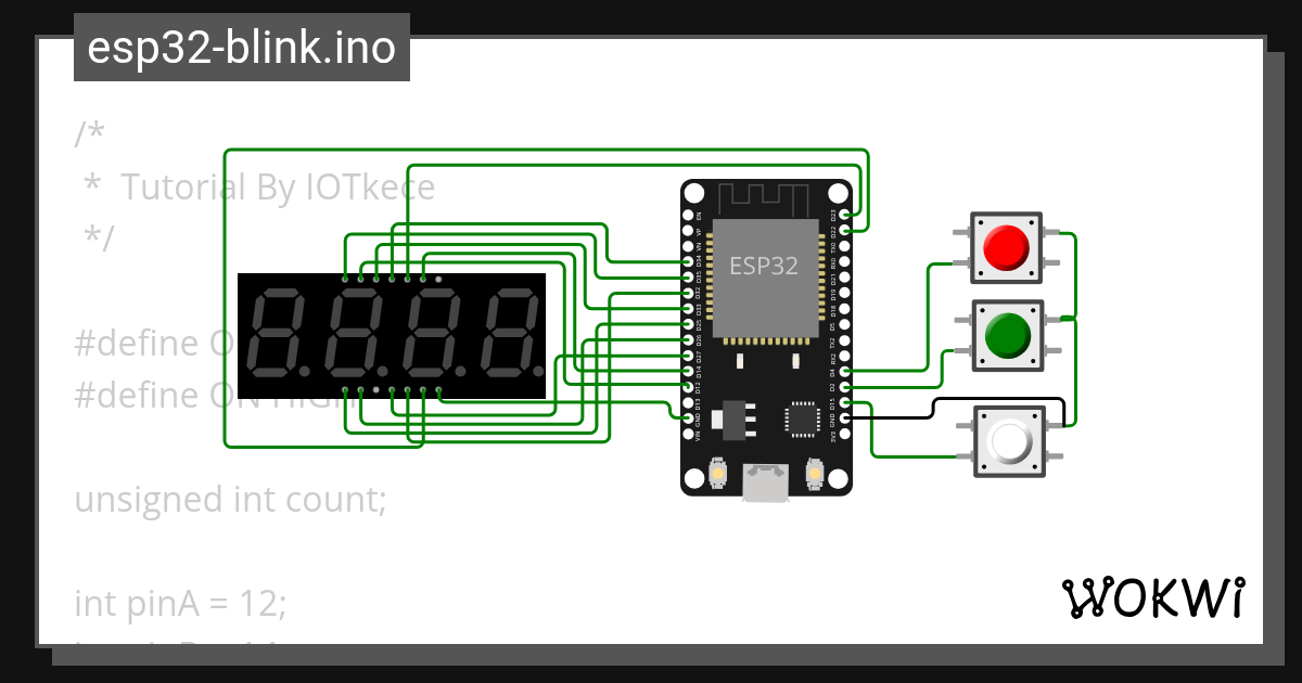 Wokwi - Online ESP32, STM32, Arduino Simulator