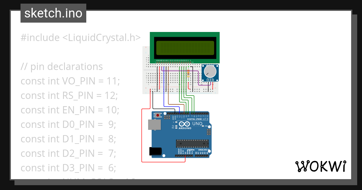 Basic_LCD - Wokwi ESP32, STM32, Arduino Simulator