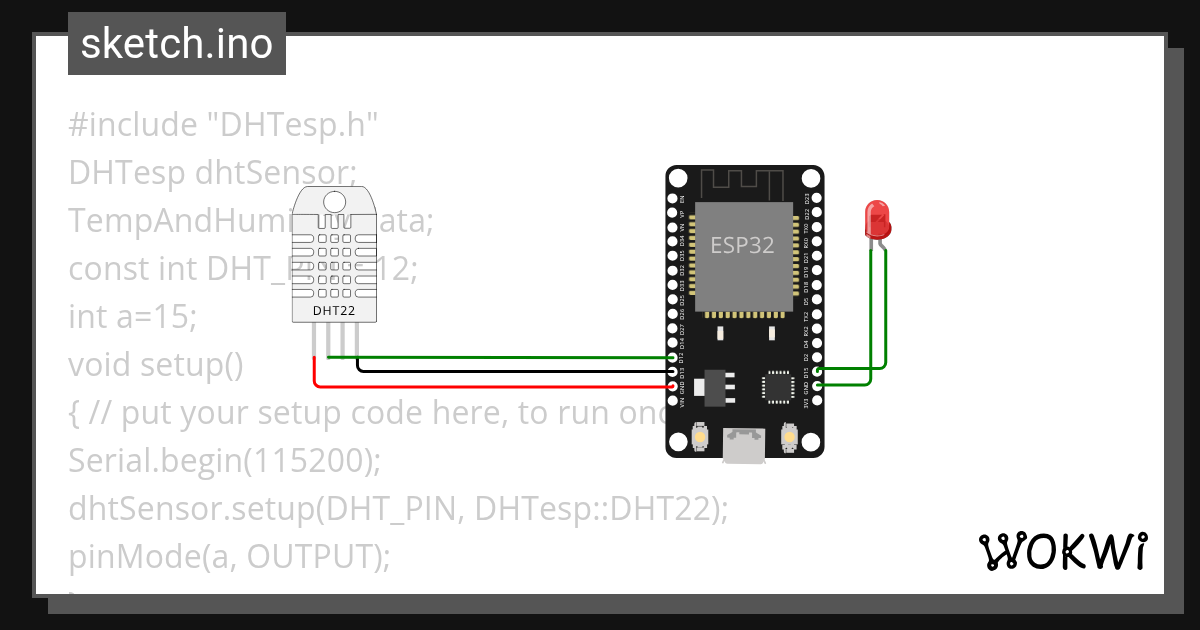 dht - Wokwi ESP32, STM32, Arduino Simulator