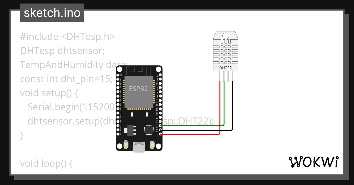 dht - Wokwi ESP32, STM32, Arduino Simulator