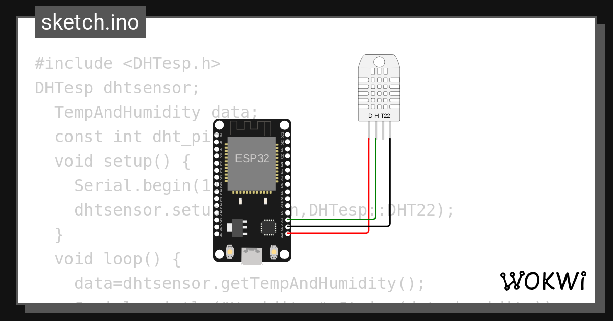 Tempand Humidity Wokwi Esp32 Stm32 Arduino Simulator 3679