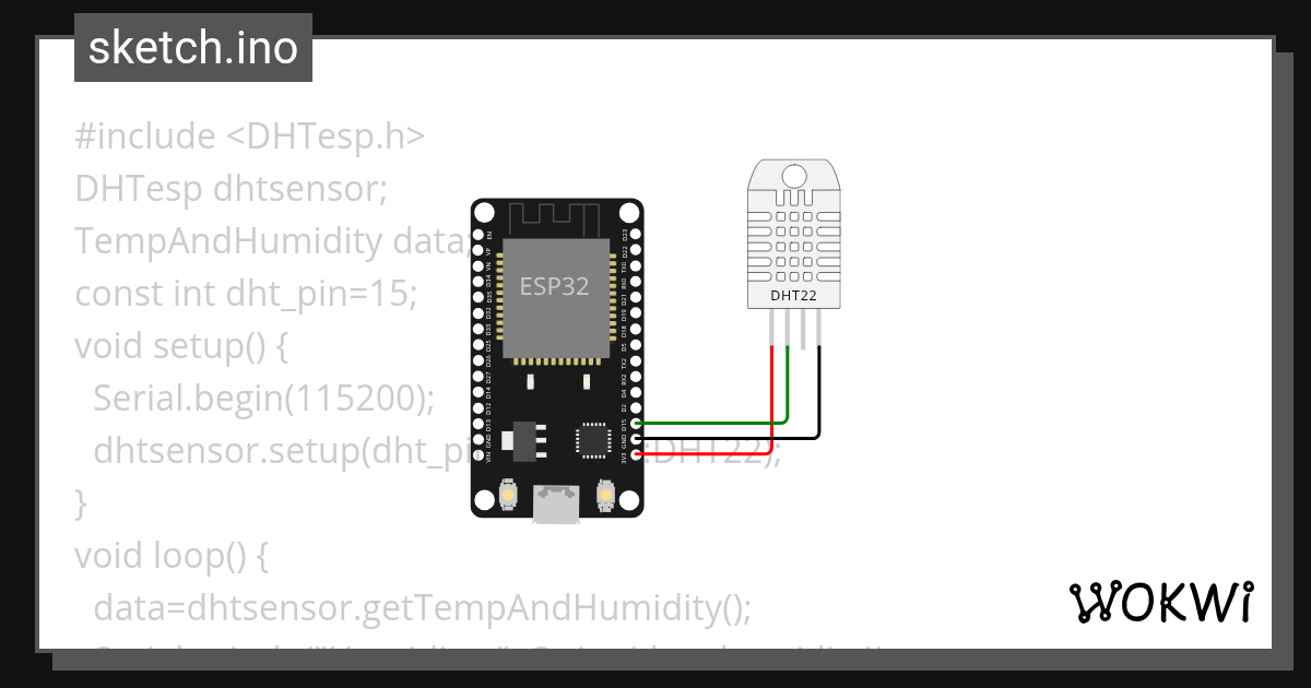 dht sensor - Wokwi ESP32, STM32, Arduino Simulator dht sensor - Wokwi ESP32, STM32, Arduino Simulator