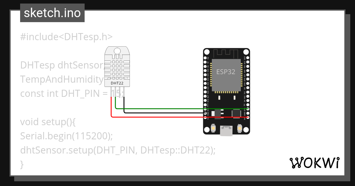 dht - Wokwi ESP32, STM32, Arduino Simulator