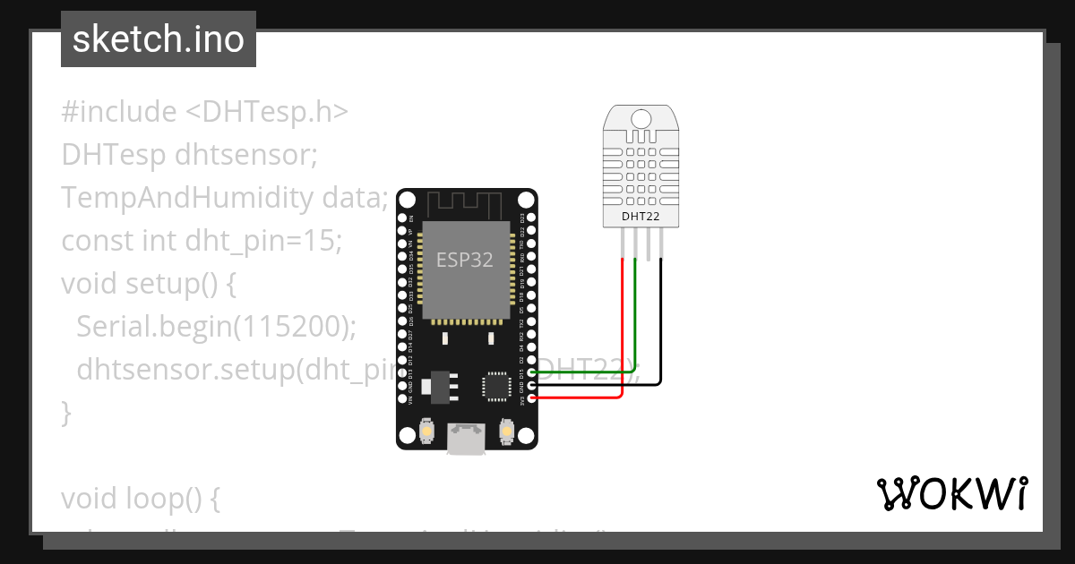 dht - Wokwi ESP32, STM32, Arduino Simulator