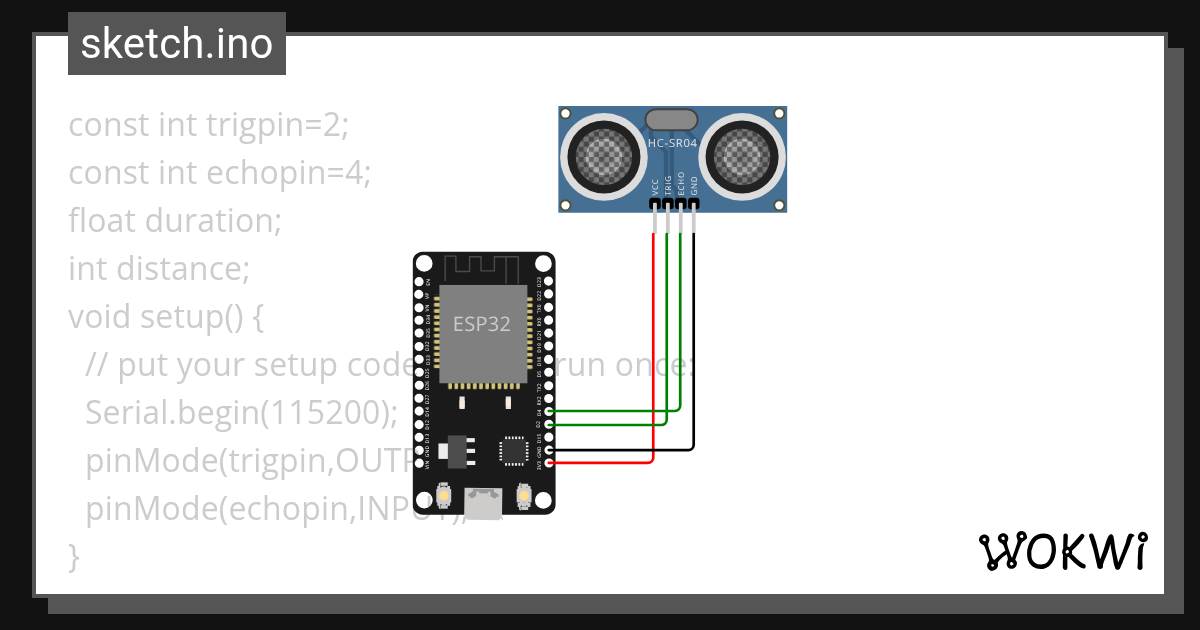 ESP32 Echo - Wokwi ESP32, STM32, Arduino Simulator