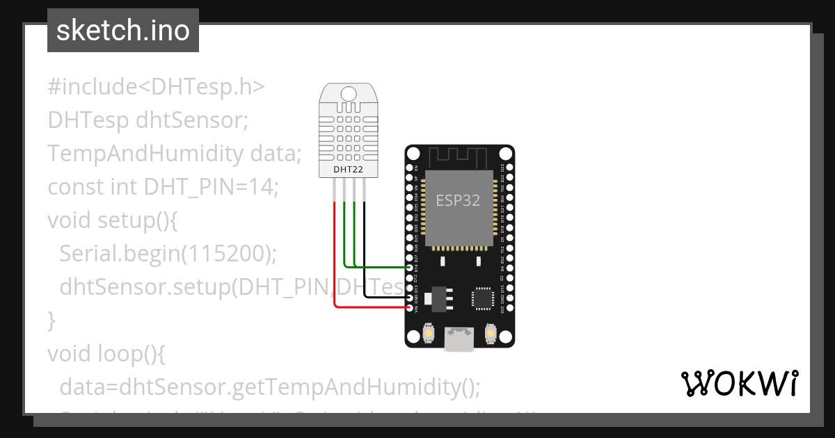 Dhtesp Wokwi Esp32 Stm32 Arduino Simulator 