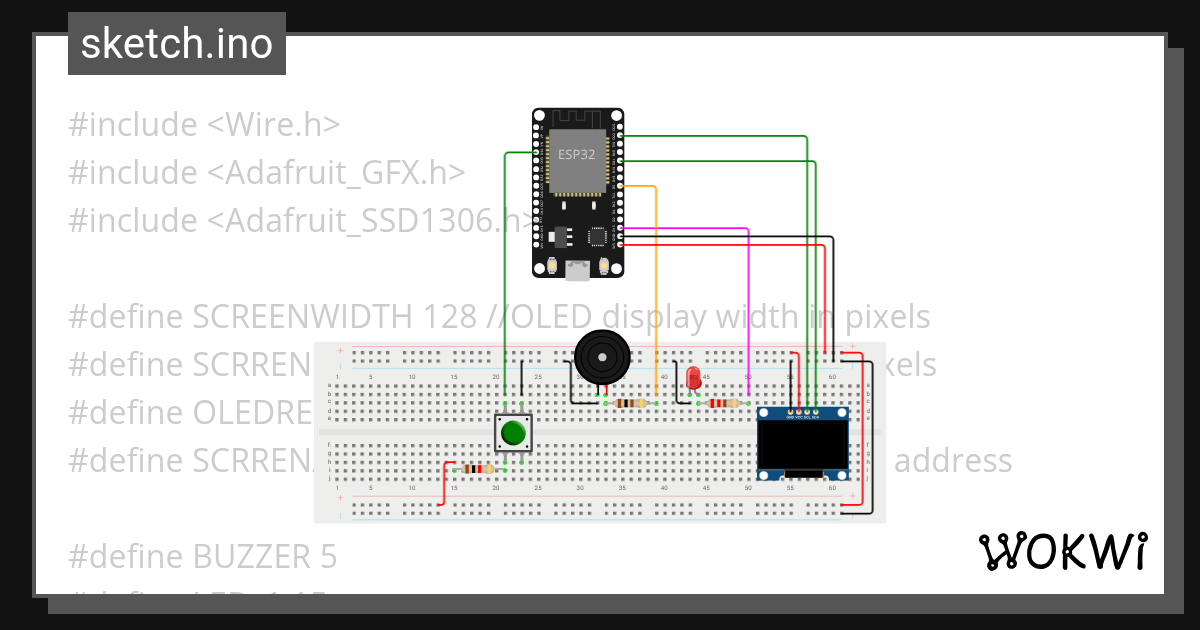 Week3-upto buzzer - Wokwi ESP32, STM32, Arduino Simulator