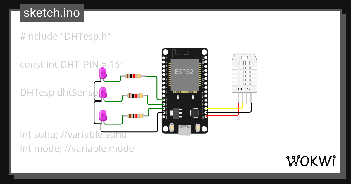 Automatic Led - Wokwi Arduino and ESP32 Simulator