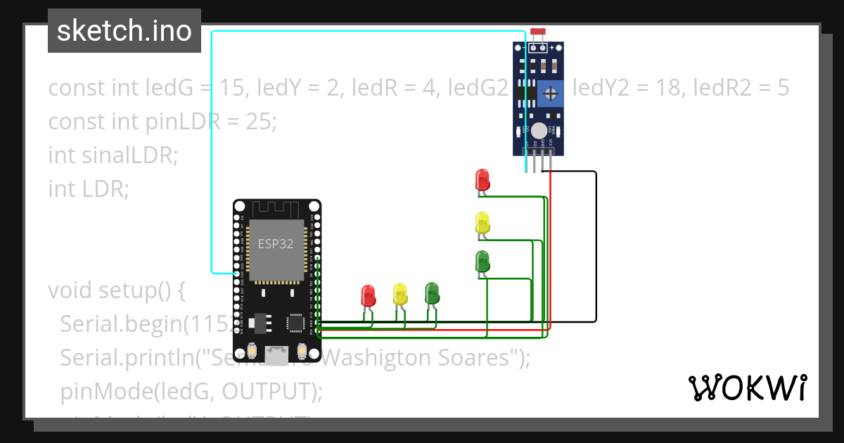 eu to tentando - Wokwi ESP32, STM32, Arduino Simulator