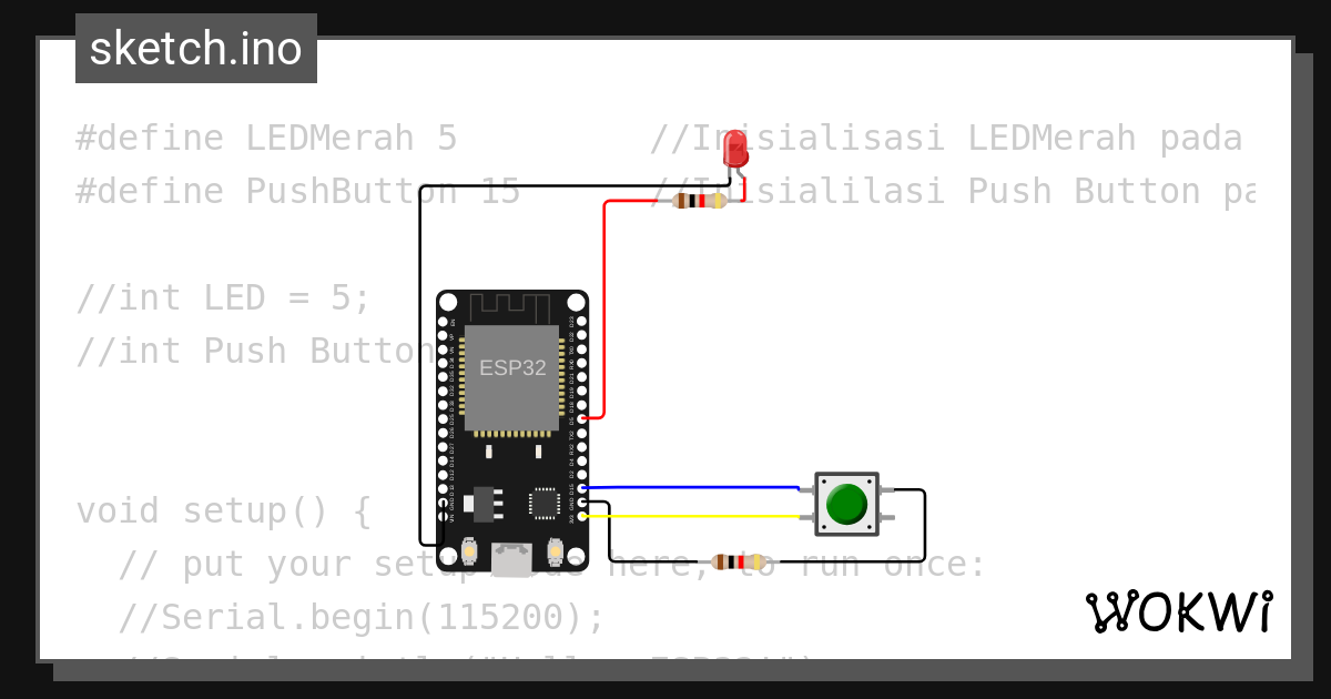 Puffin Crossing Light 1 Wokwi Esp32 Stm32 Arduino Simulator 2966