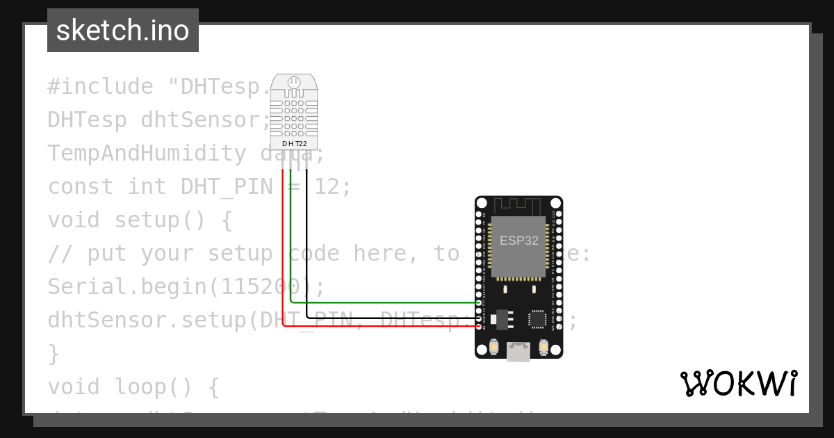 Temparature Wokwi Esp32 Stm32 Arduino Simulator