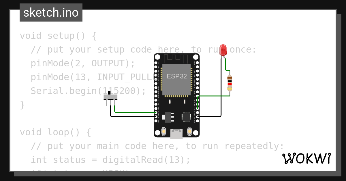 Ledswitch086 Wokwi Esp32 Stm32 Arduino Simulator 2096