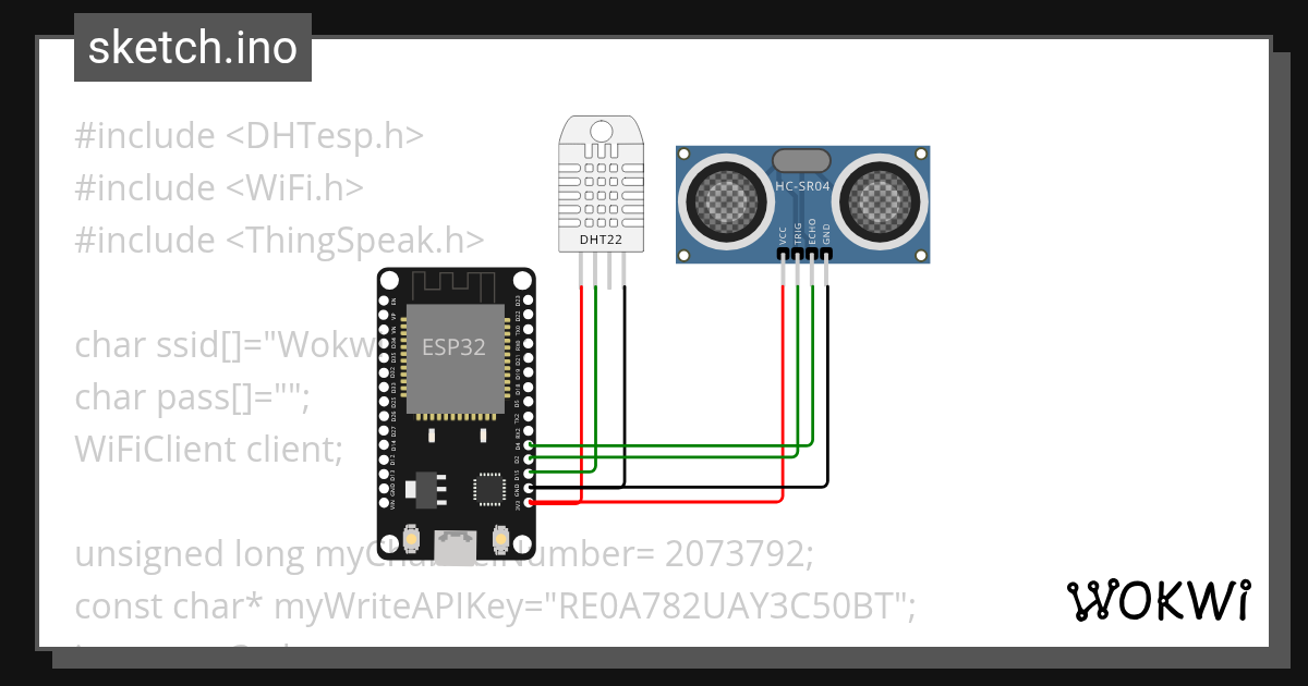 Thingspeak Wokwi Esp32 Stm32 Arduino Simulator 2189