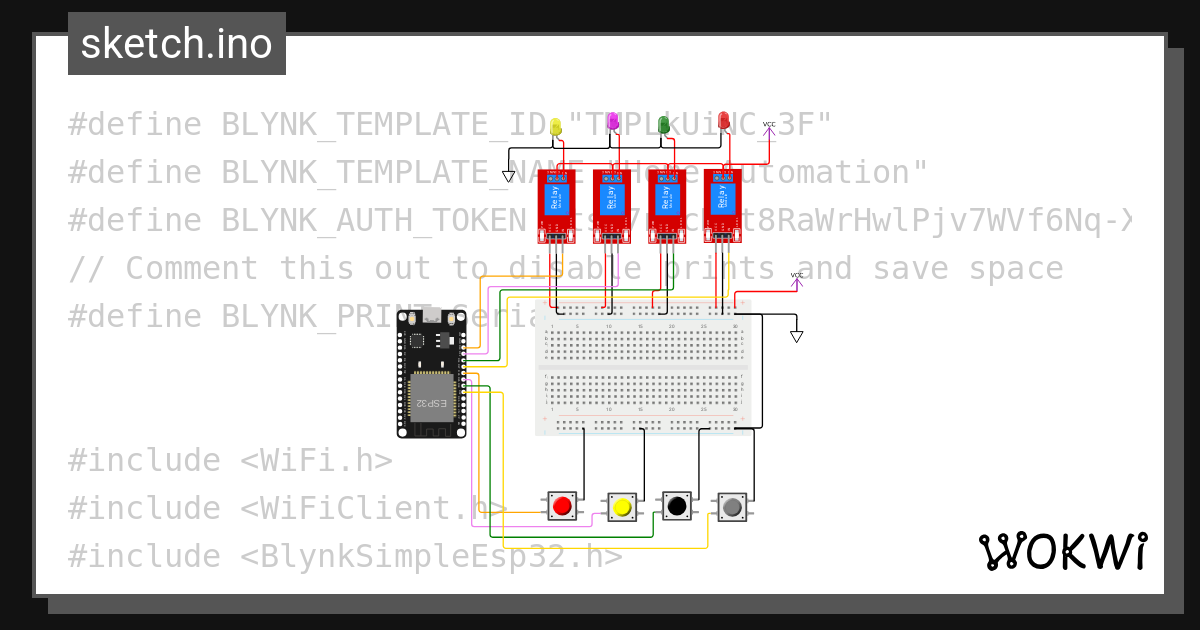 Blynk Wokwi Esp32 Stm32 Arduino Simulator